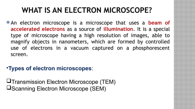 Presentation of Electron Microscopy.pptx
