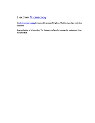 Electron Microscopy electron microscopy of alport syndrome | PDF