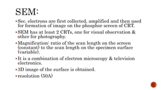 Electron microscopy, M. Sc. Zoology, University of Mumbai | PPT