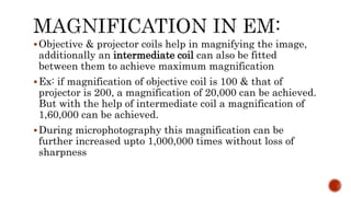 Electron microscopy, M. Sc. Zoology, University of Mumbai | PPT