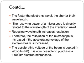Electron microscopy by nishi kumari | PPT