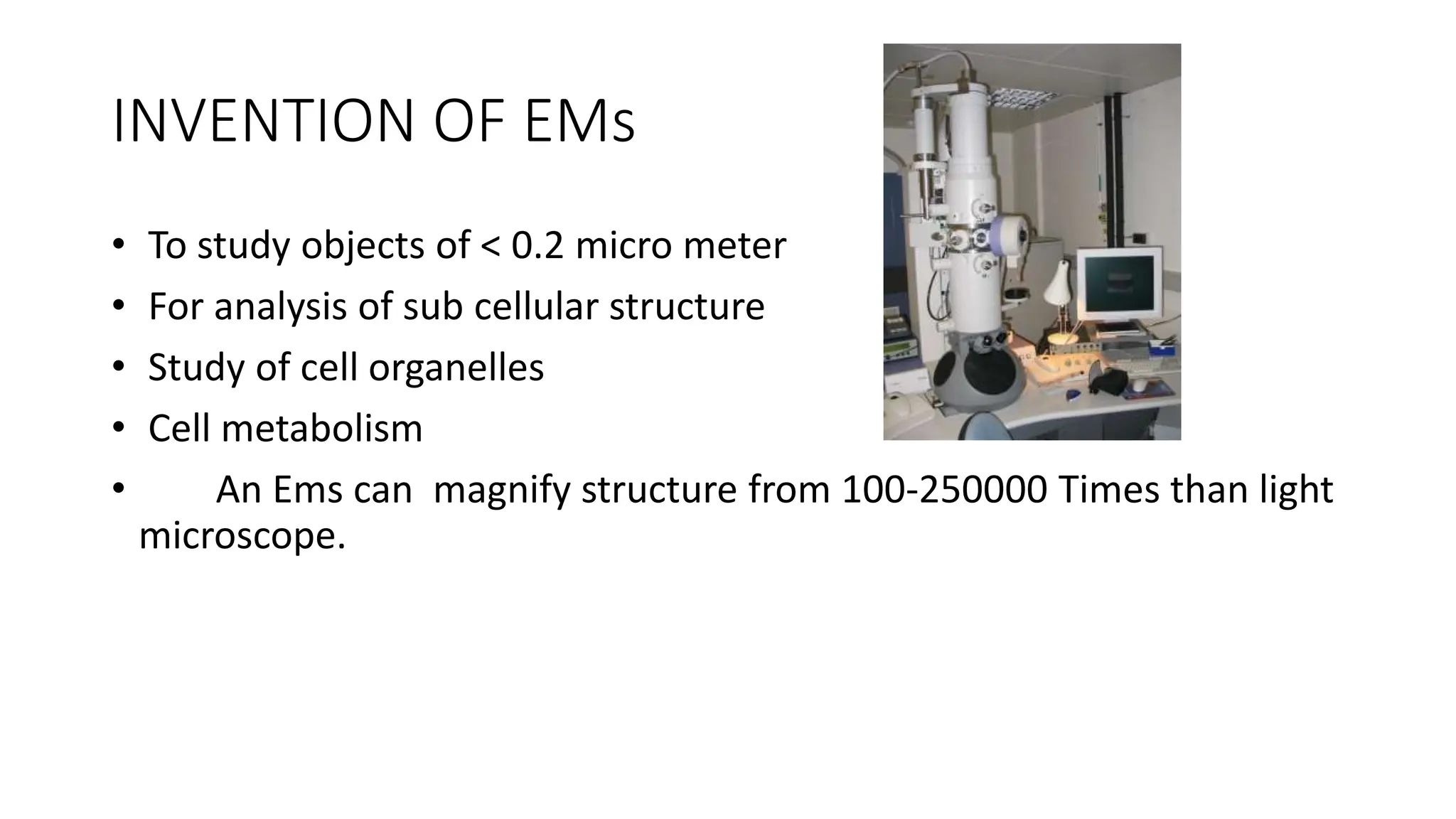 Electron Microscopy and its type Transmission electron microscopy | PPT