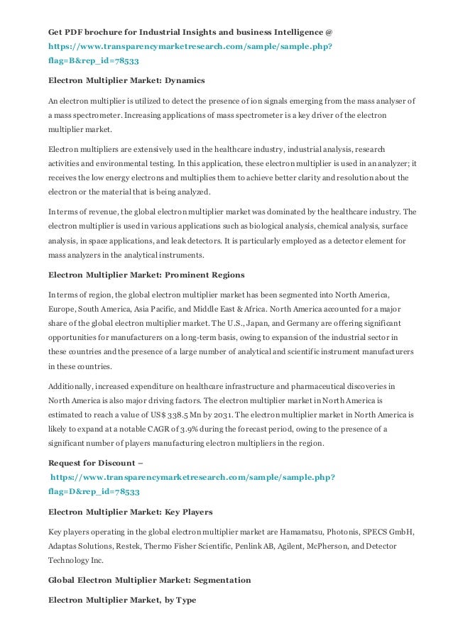 Electron Multiplier Market.pdf