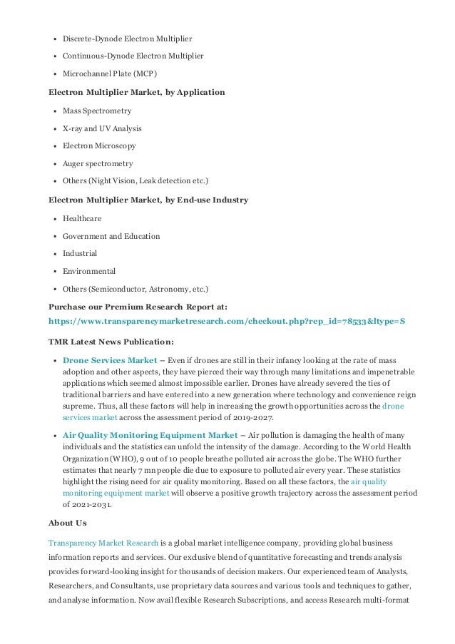 Electron Multiplier Market.pdf
