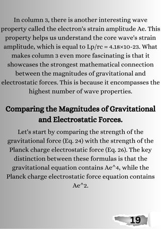 Electron's gravitational and electrostatic force test. | PDF