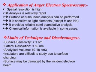 Electron spectroscopy | PPT