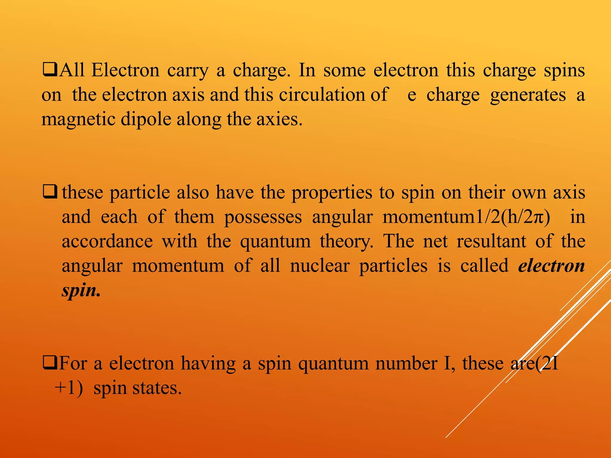 Electron spin resonance spectroscopy | PPT