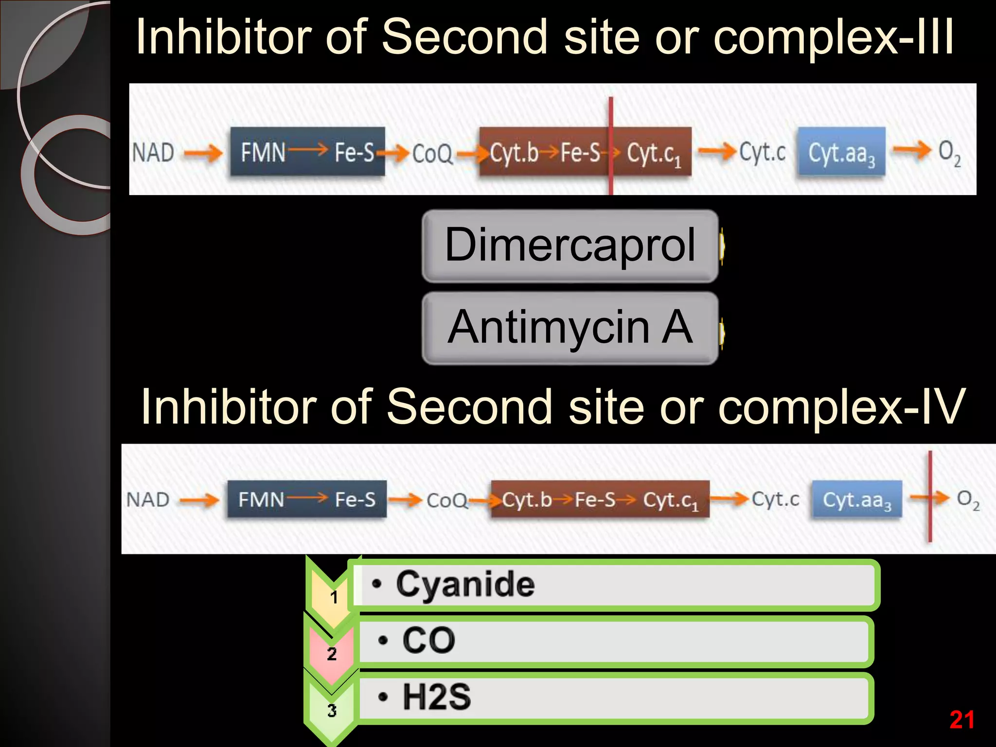Electron transport chain and inhibitor of etc | PPTX