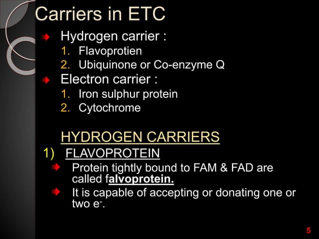 Electron transport chain and inhibitor of etc | PPTX | Chemistry | Science