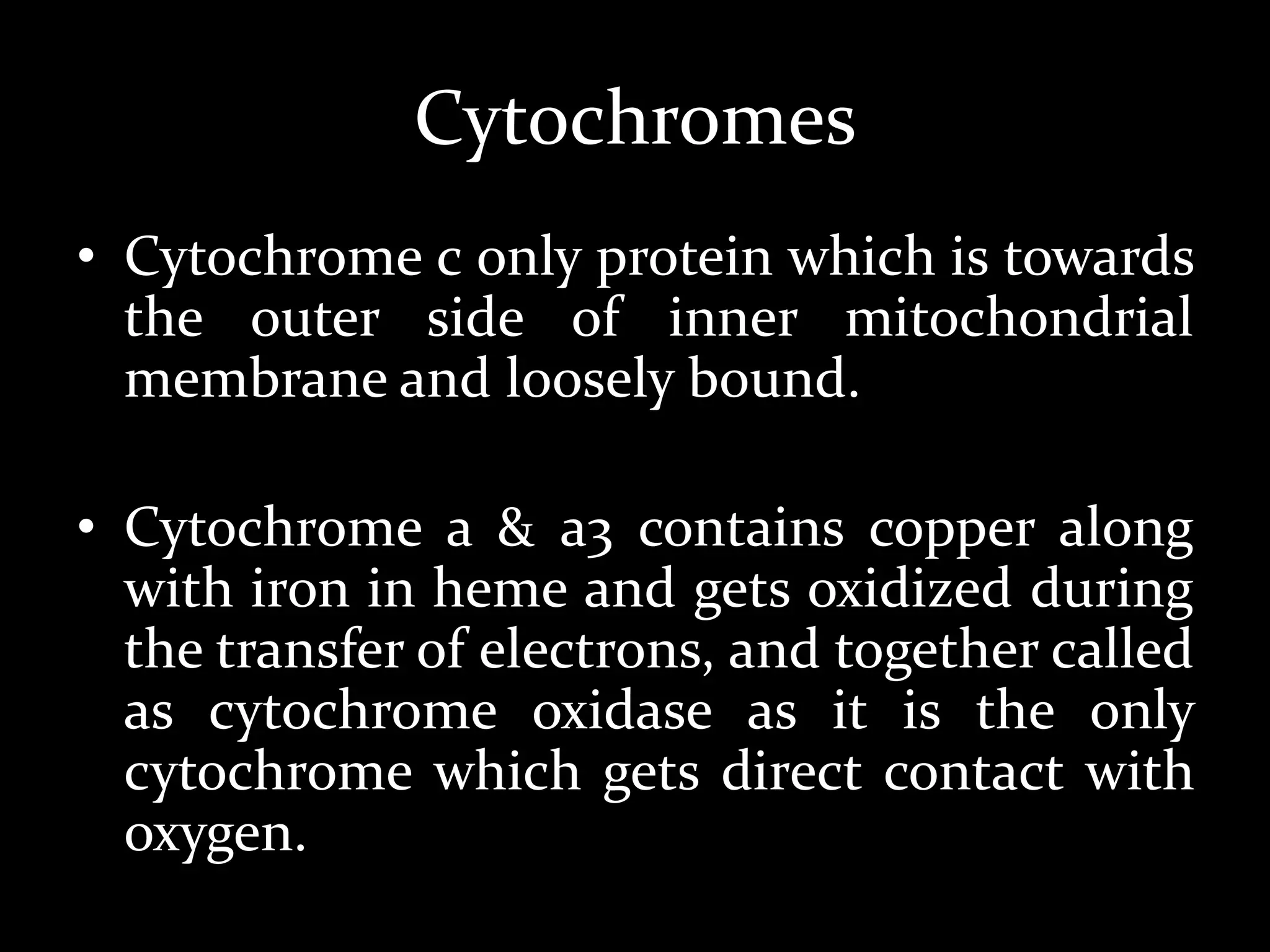 Electron transport chain & oxidative phosphorylation | PPTX | Chemistry ...