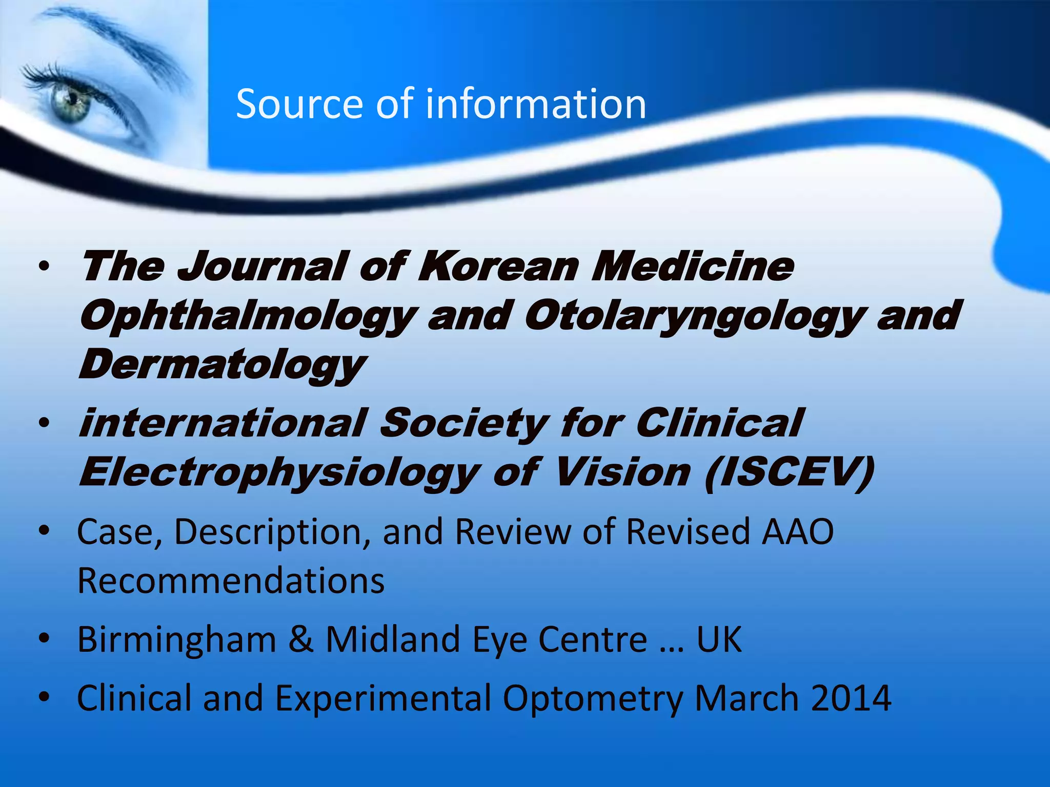 Electrooculogram- EOG | PPSX