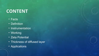 Electroosmosis, IX semester, Zeta Potential | PPTX