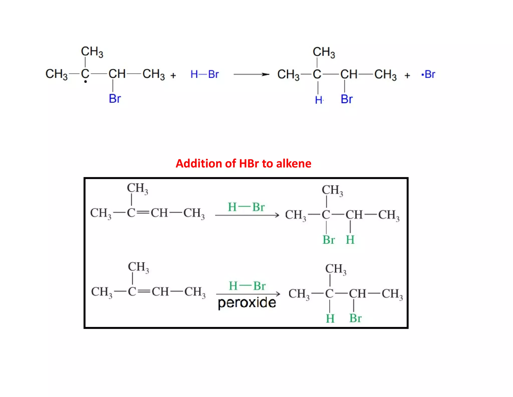 Electrophilic addition to alkenes | PDF
