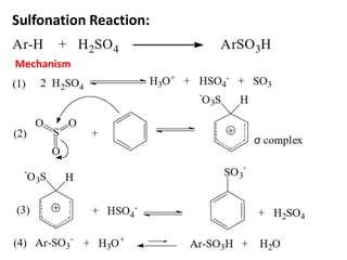 Electrophilic aromatic substitution reactions | PPTX