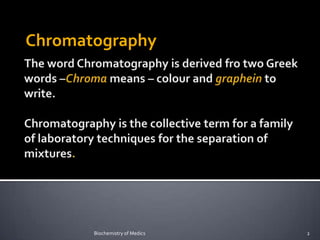 Chromatography | PPTX