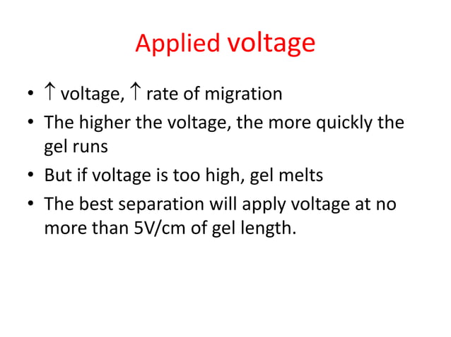 agarose gel electrophoresis | PPTX