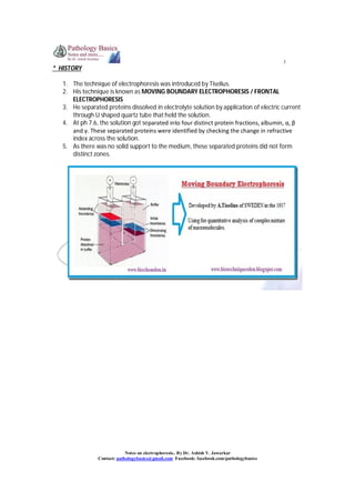 Electrophoresis | PDF