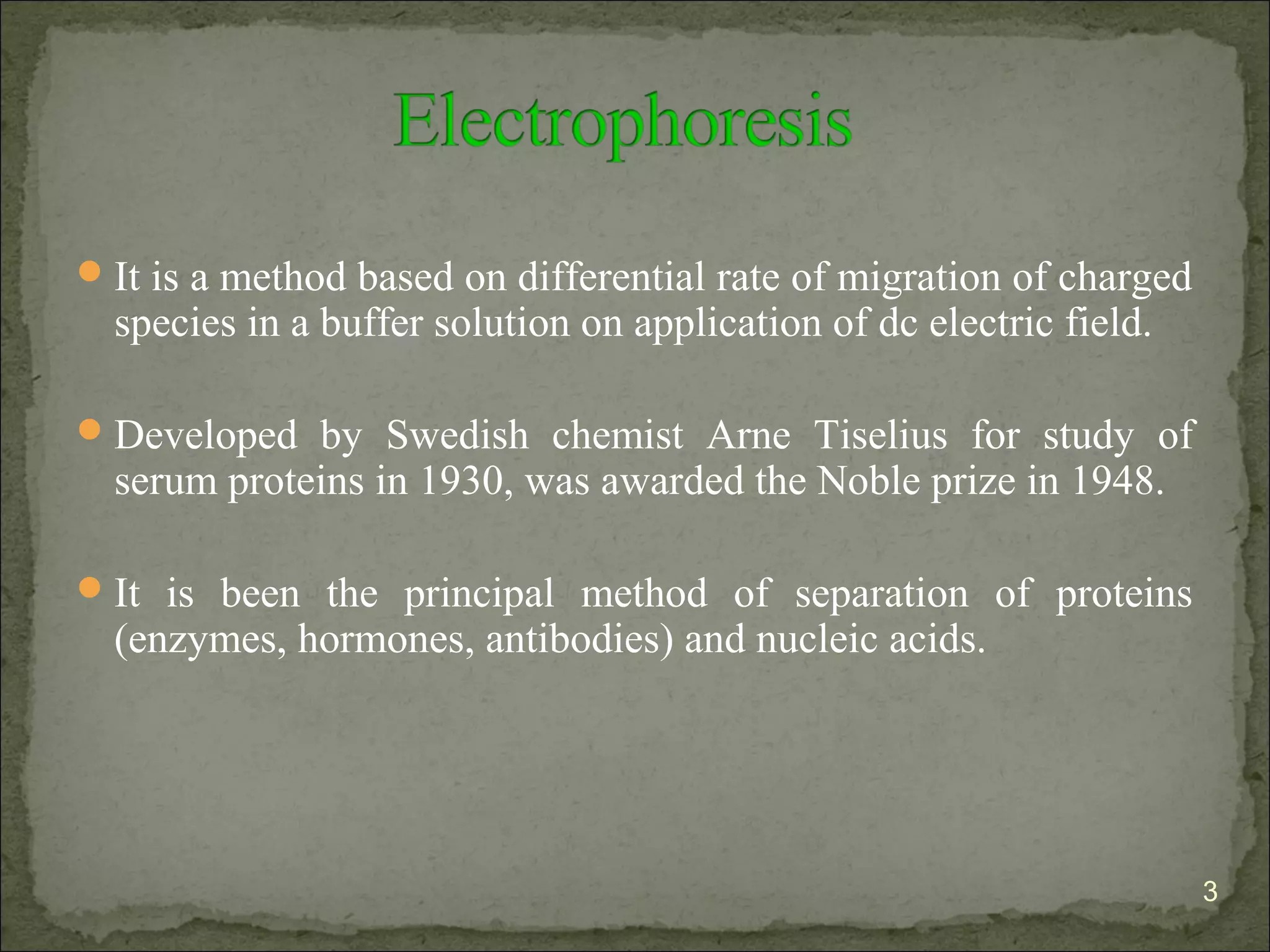 Electrophoresis | PPT