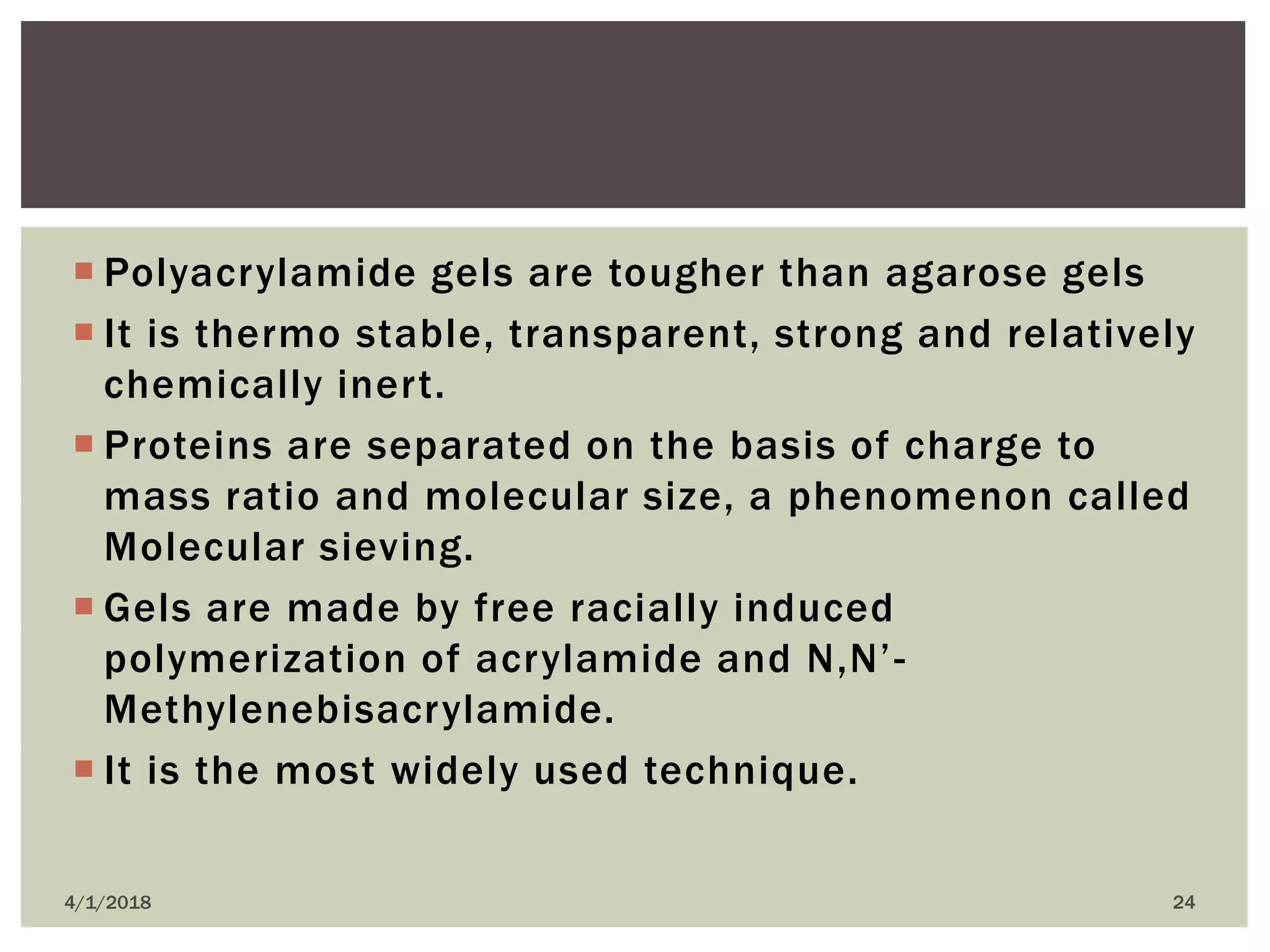 Electrophoresis-PAPER ELECTROPHORESIS,GEL ELCTROPHORESIS, PAGE-SDS AND ...