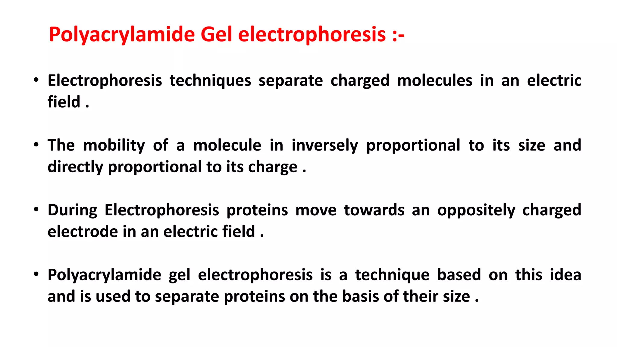 Electro phoresis | PPTX