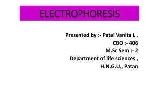 Electro phoresis | PPT