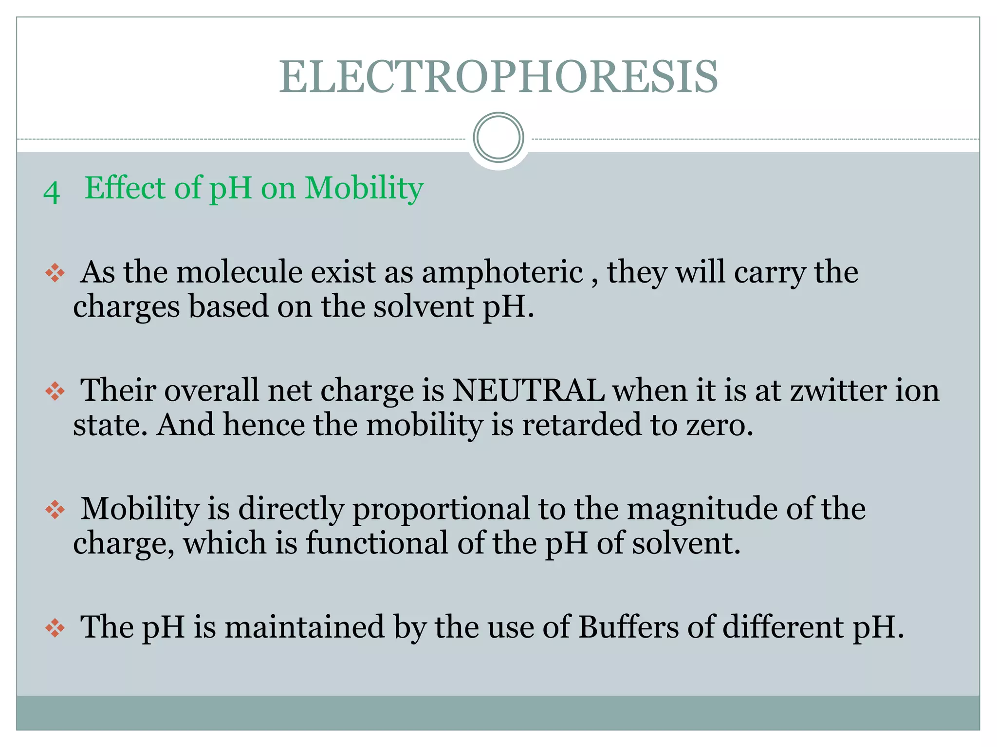 Electrophoresis | PPTX