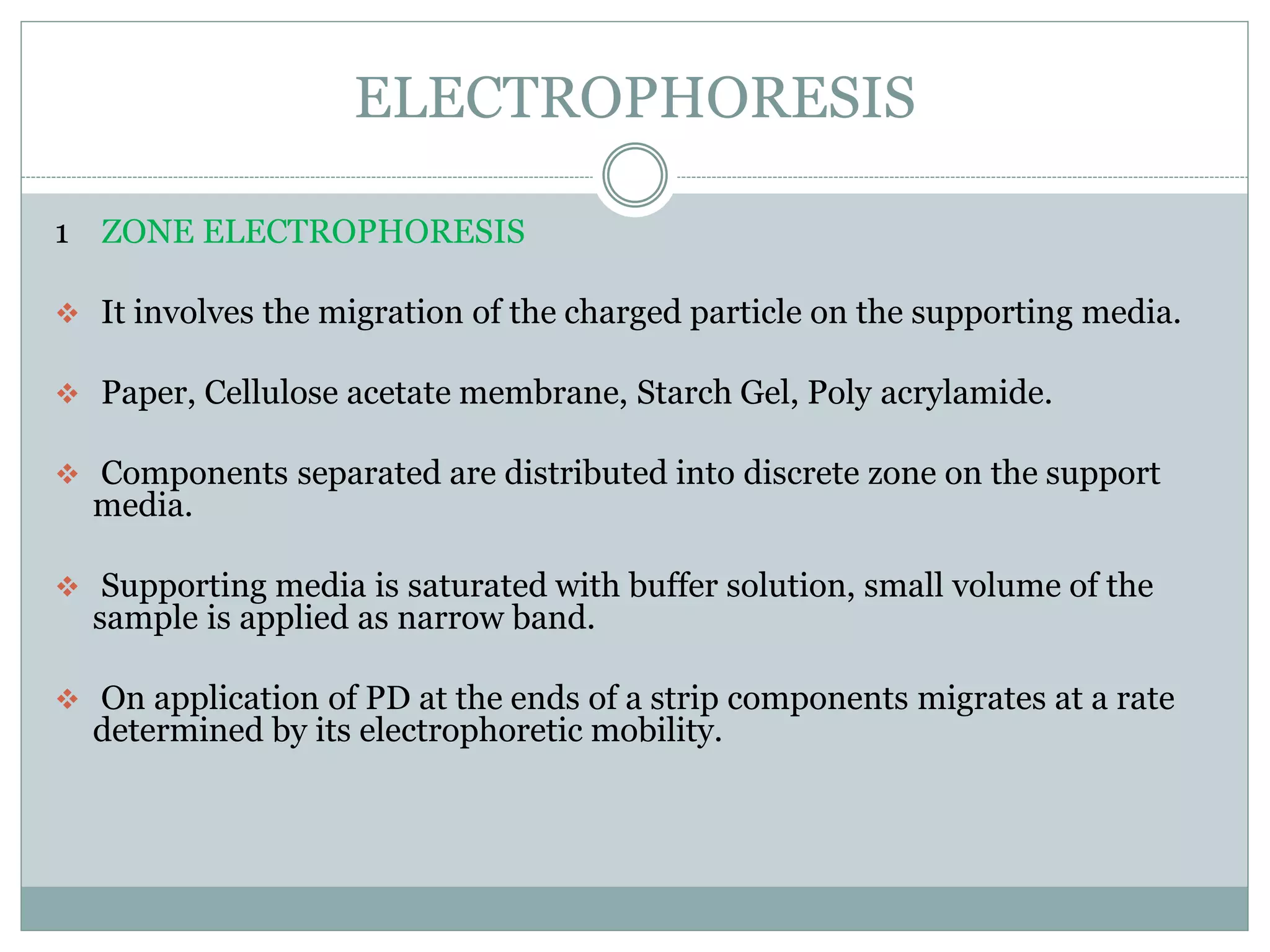 Electrophoresis | PPTX