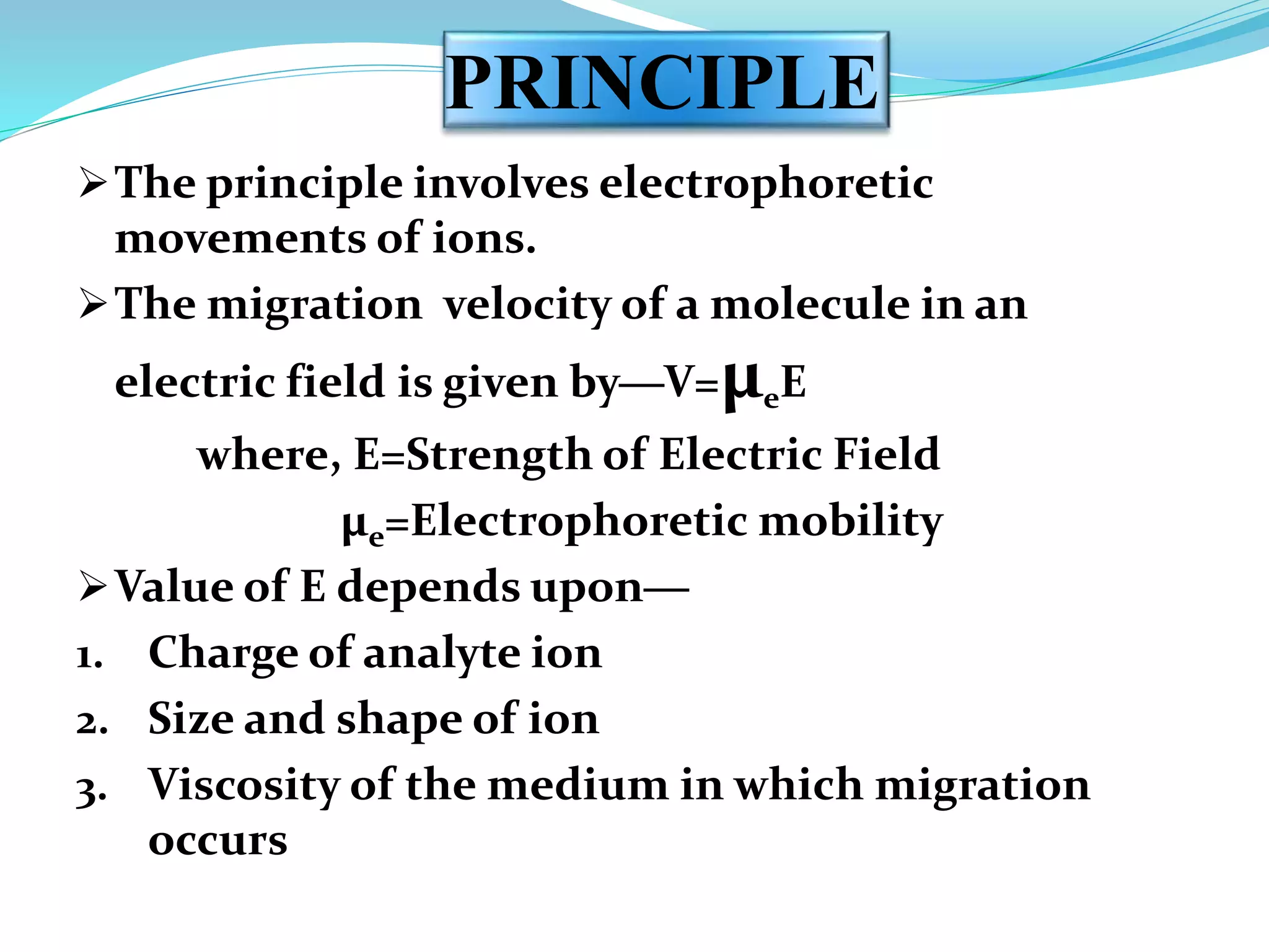 Electrophoresis | PPTX