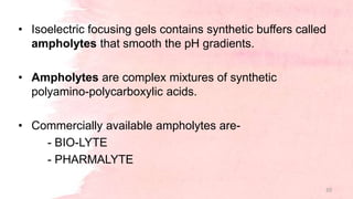 Electrophoresis | PPTX