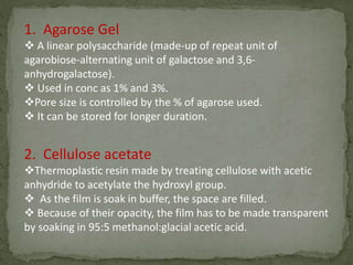 Electrophoresis | PPTX