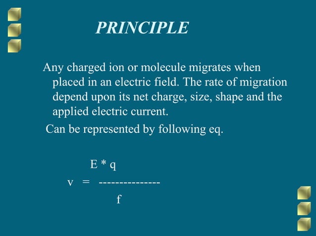 Electrophoresis, principle and types | PPTX | Chemistry | Science