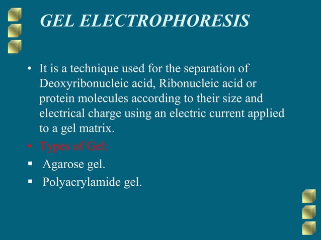 Electrophoresis, principle and types | PPTX | Chemistry | Science