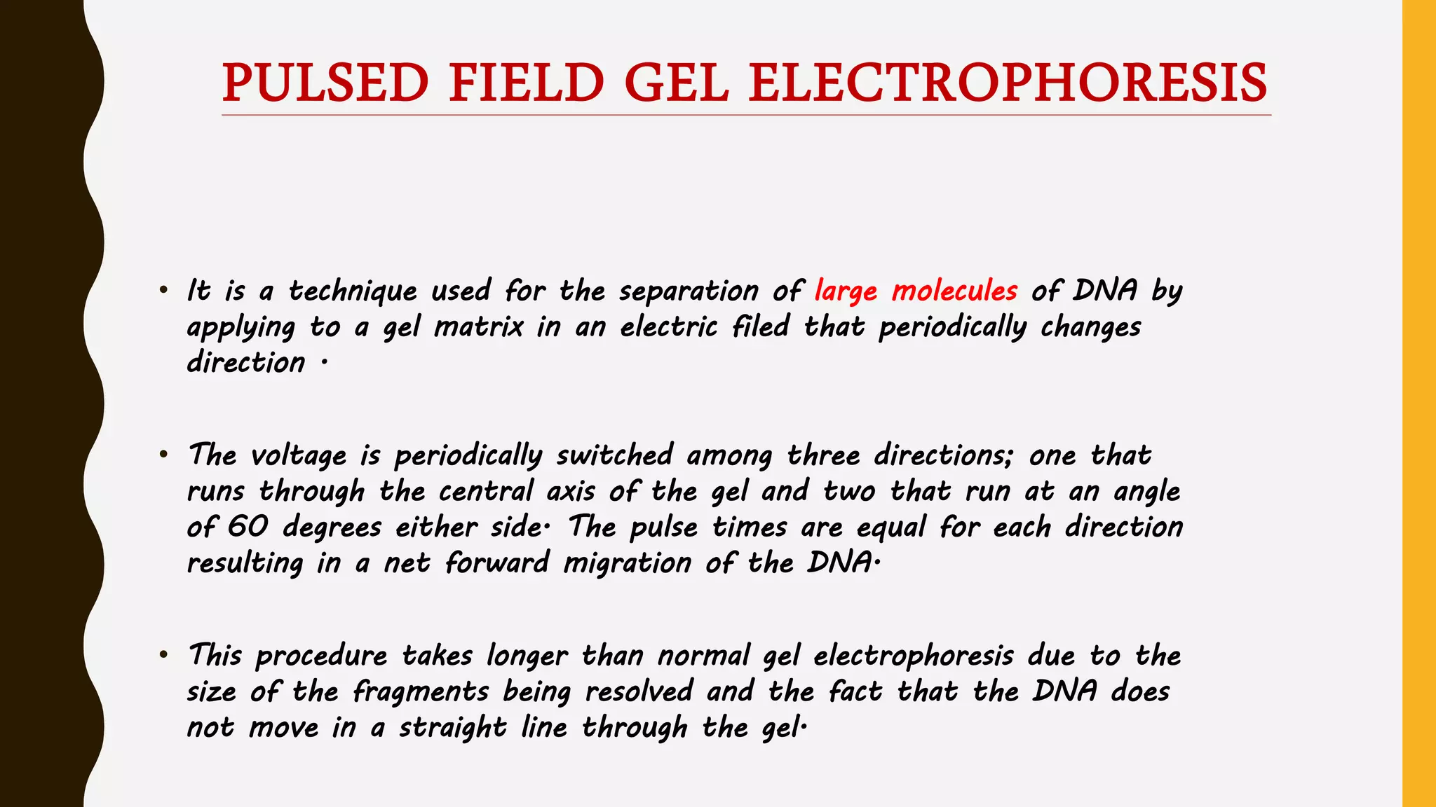 Electrophoresis | PPTX