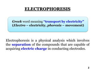 Electrophoresis Ppt | PPTX