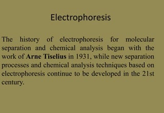 Electrophoresis | PPT
