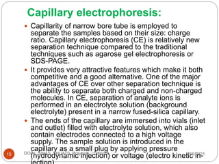 Electrophoresis | PPTX