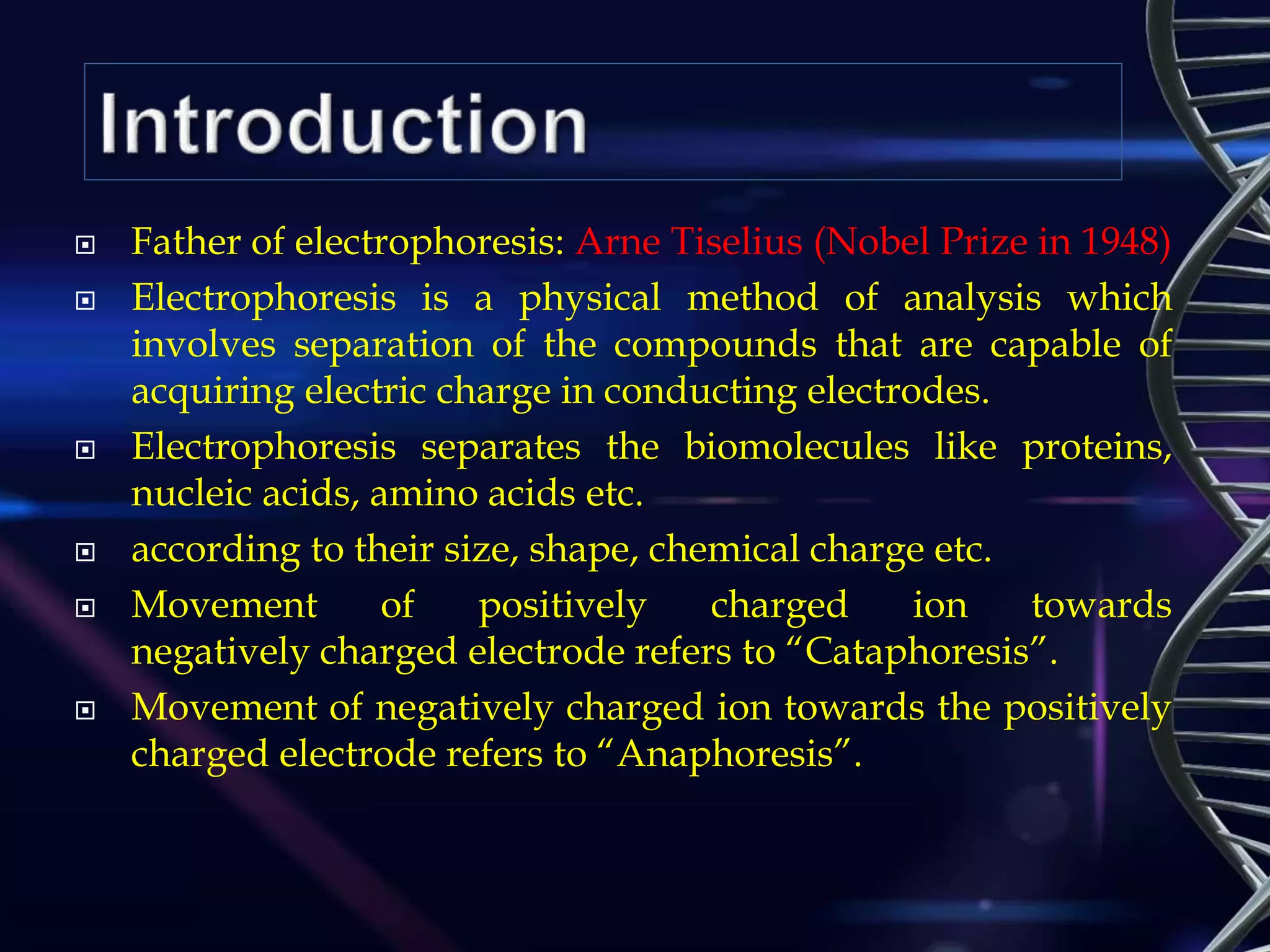 Electrophoresis & its Type | PPTX