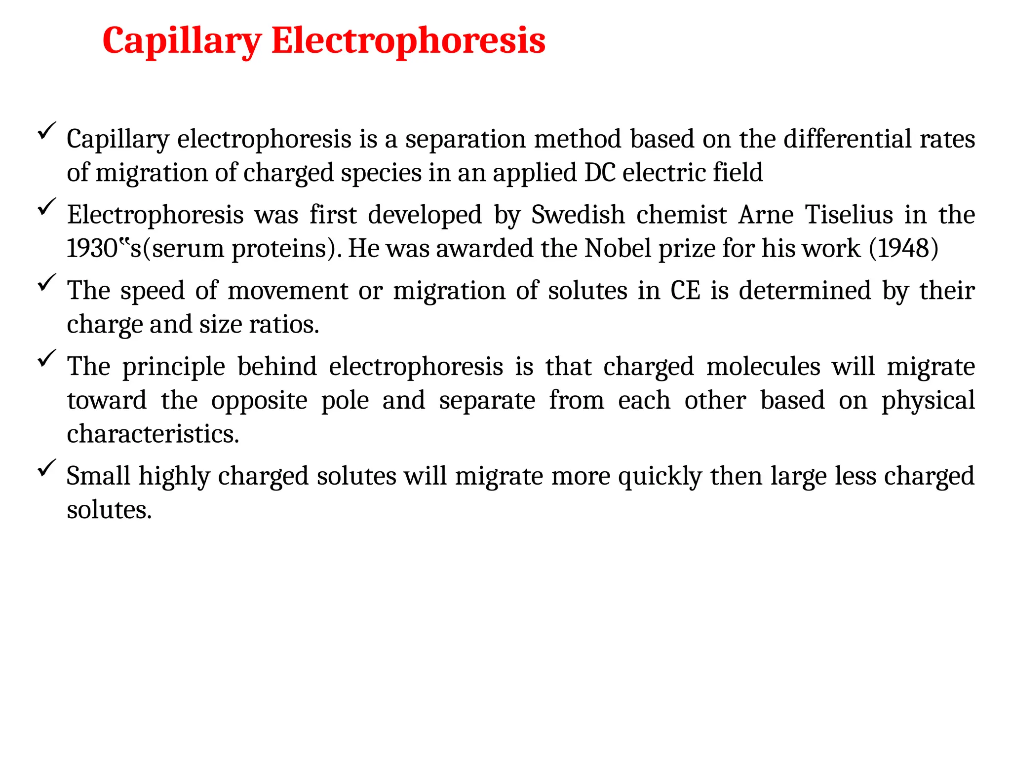Electrophoresis. separation of proteins ppt | PPTX