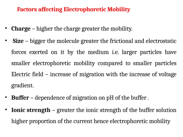 Electrophoresis. separation of proteins ppt | PPTX | Chemistry | Science