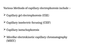 electrophoresis clinical aspects and implications | PPT