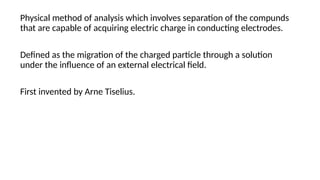 Protein electrophoresis presentation procedure | PPTX