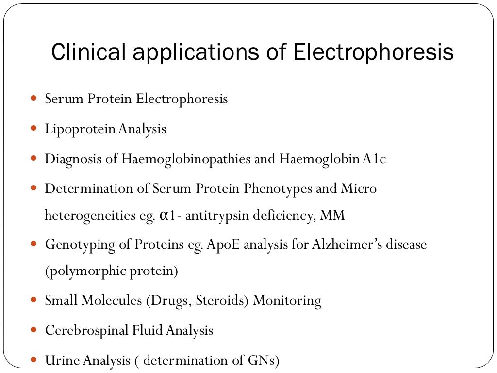 Electrophoresis principle and types by Dr. Anurag Yadav Electrophoresis principle and types by Dr. Anurag Yadav