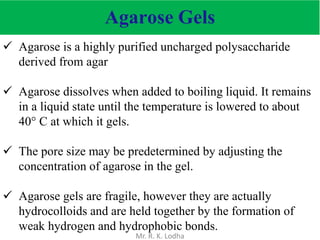 Electrophoresis | PPTX