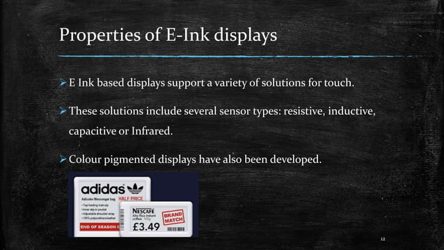 Electrophoretic display technology | PPTX