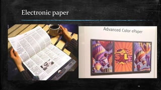 Electrophoretic display technology | PPTX