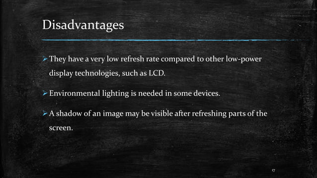 Electrophoretic display technology | PPTX