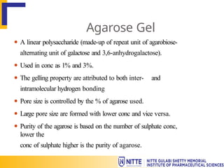 Electrophorisis Principle, Classification, and types | PPTX
