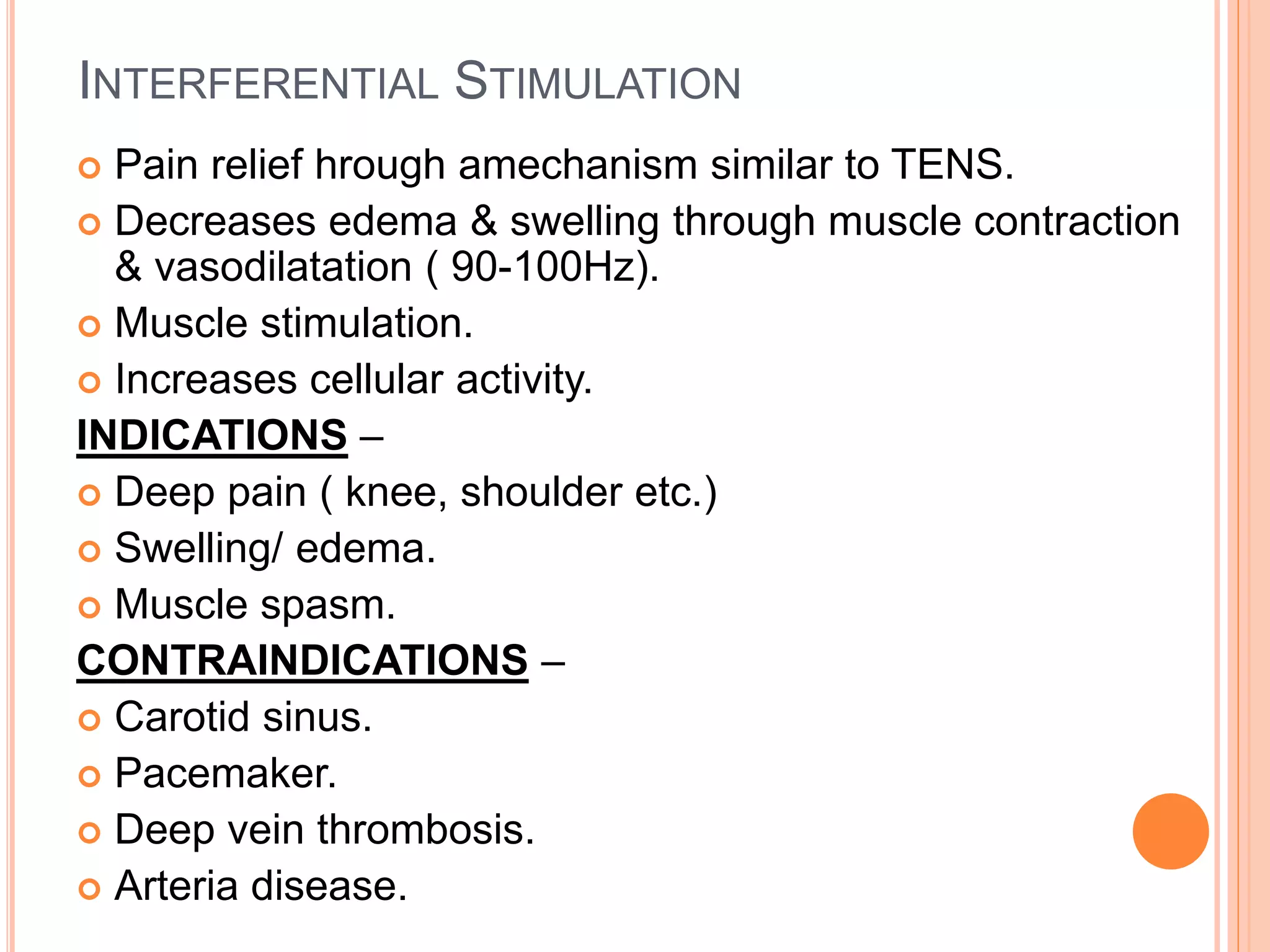 Electrotherapy in sports rehabilitation | PPTX
