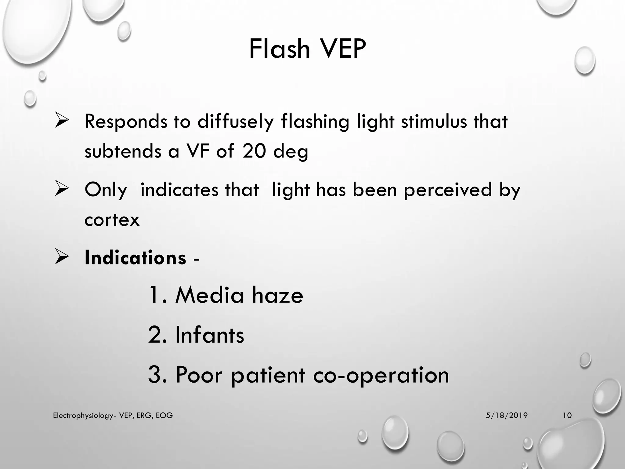Electrophysiology VEP, ERG, EOG | PDF