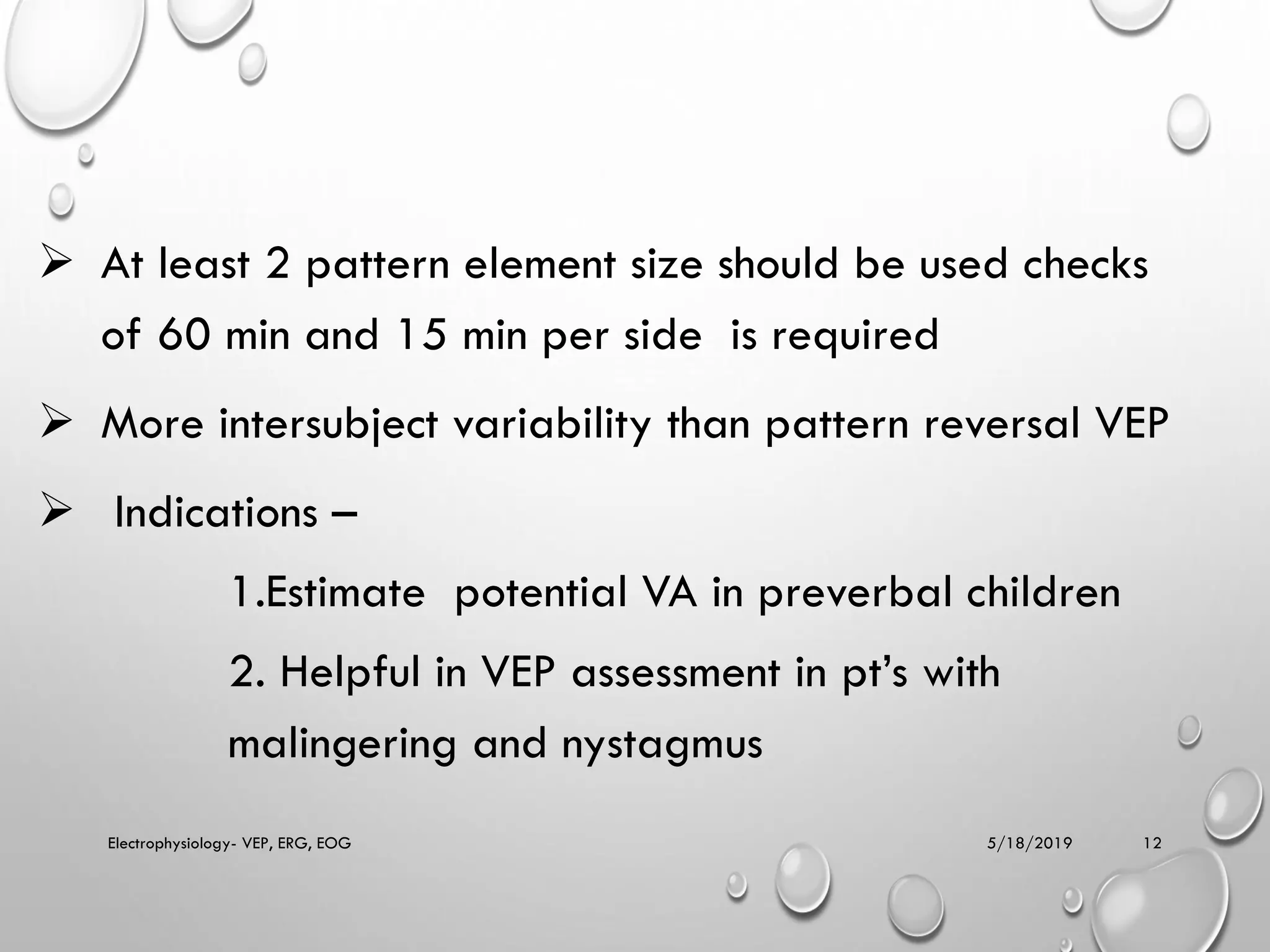 Electrophysiology VEP, ERG, EOG | PDF